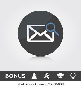 Email Search Icon Stock Vector (Royalty Free) 759335908 | Shutterstock