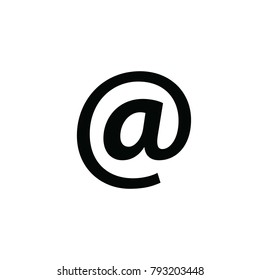 Email Signage Vector Icon Stock Vector (Royalty Free) 1265710474