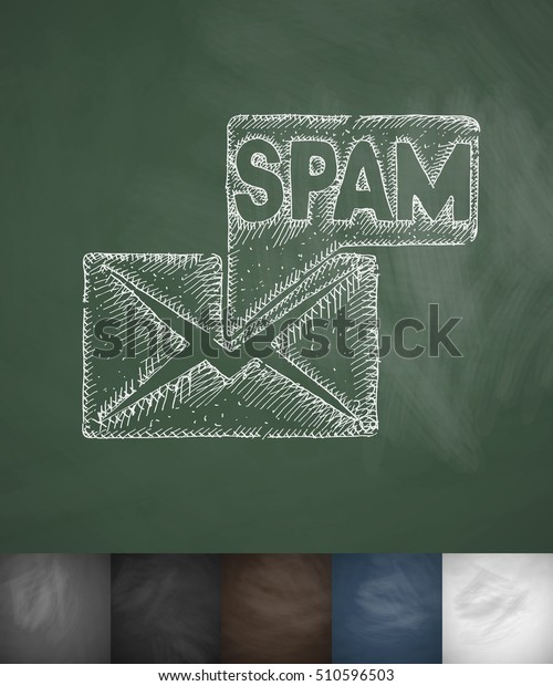 Email Spam Icon Hand Drawn Vector Stock Vector (Royalty Free) 510596503 ...