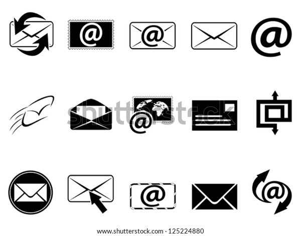 Image vectorielle de stock de ensemble d'icônes de symbole de ...