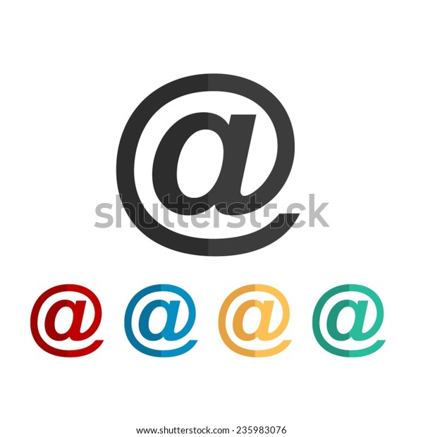 Email Symbol Vector Icon Flat Design Stock Vector (Royalty Free ...
