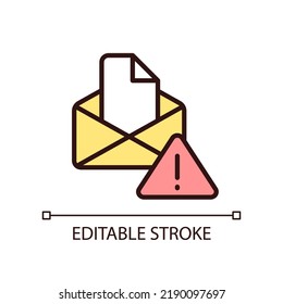 568 Issue Email Icon Images, Stock Photos & Vectors | Shutterstock