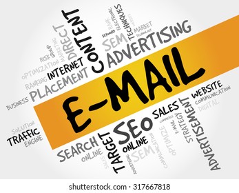 Email Word Cloud Business Concept Stock Vector (Royalty Free) 317667818 ...