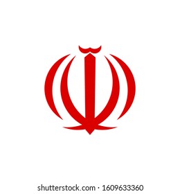 Emblem Iran Symbol Iranian Vector Flat: เวกเตอร์สต็อก (ปลอดค่าลิขสิทธิ์ ...