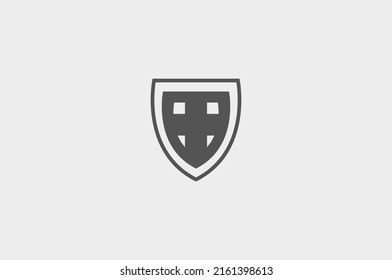 Emblem Old Shield Logo Design Stock Vector (Royalty Free) 2161398613 ...