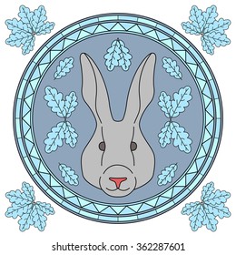 Emblem Rabbit Can Be Used Graphic Stock Vector (Royalty Free) 362287601 ...