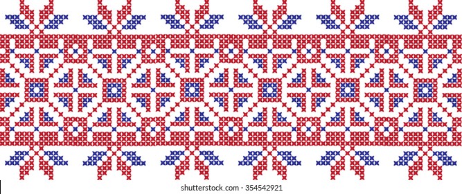 Embroidered Pattern On Transparent Background: vector de stock (libre ...