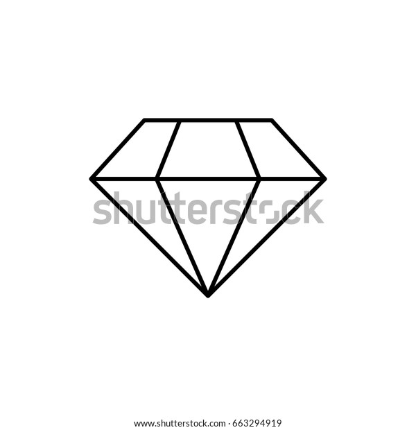 Emerald Line Icon Icon Web Mobile Stock Vector (Royalty Free) 663294919 ...