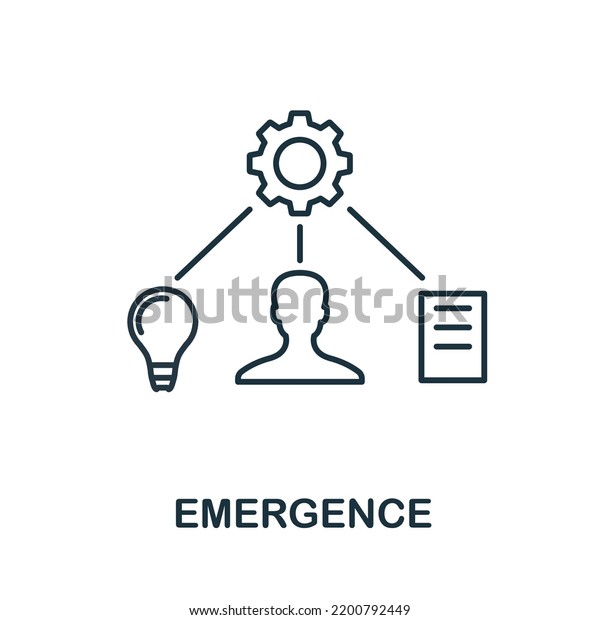 Emergence Icon Simple Element Agile Method Stock Vector (Royalty Free ...