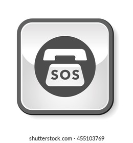 Emergency Call Icon Stock Vector (Royalty Free) 309036983