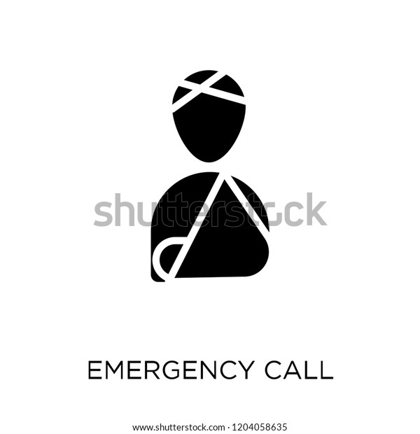Emergency Call Icon Emergency Call Symbol Stock Vector (Royalty Free ...