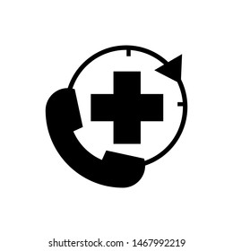 Emergency Call Icon Vector Design Symbol Stock Vector (Royalty Free ...