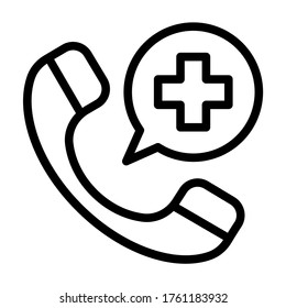 Emergency Call Symbol Icon Vector Stock Vector (Royalty Free ...