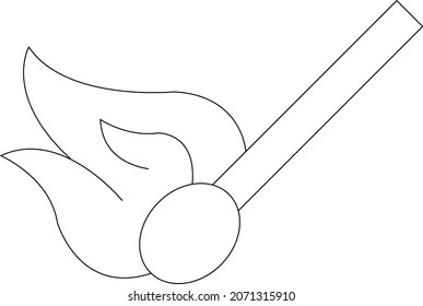 incendio y quema de iconos de: vector de stock (libre de regalías ...