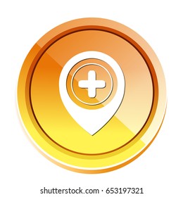 Emergency Location Icon Stock Vector (Royalty Free) 653197447 ...