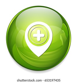 Emergency Location Icon Stock Vector (Royalty Free) 653197435 ...