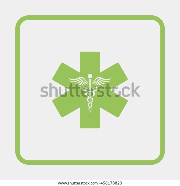 Emergency Medicine Symbol Stock Vector (Royalty Free) 458178820 ...