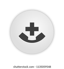 Emergency Number App Icon Stock Vector (Royalty Free) 1135059548 ...