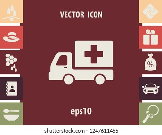 Vector Ambulance Infographic Medical Healthcare Template Stock Vector ...