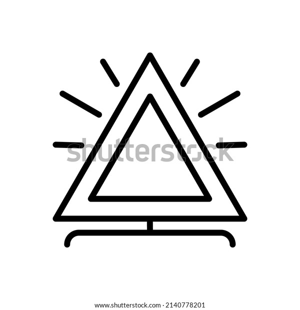 Emergency Stop Sign Car Accident Vector Stock-vektor (royaltyfri ...
