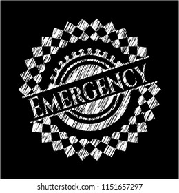 Emergency Written On Chalkboard Stock Vector (Royalty Free) 1151657297 ...