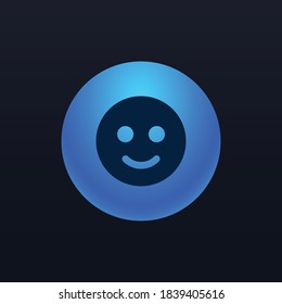 Emoji App Icon Button Stock Vector (Royalty Free) 1839405616 | Shutterstock