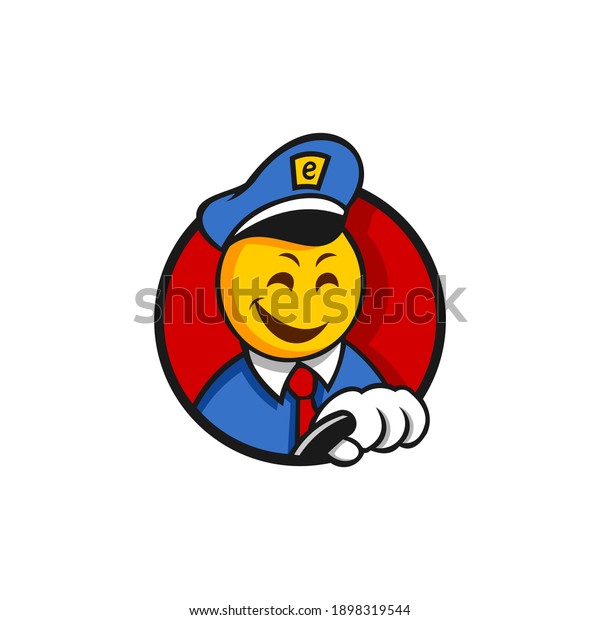 Emoji Logo Vector Icon Stock Vector (Royalty Free) 1898319544 ...
