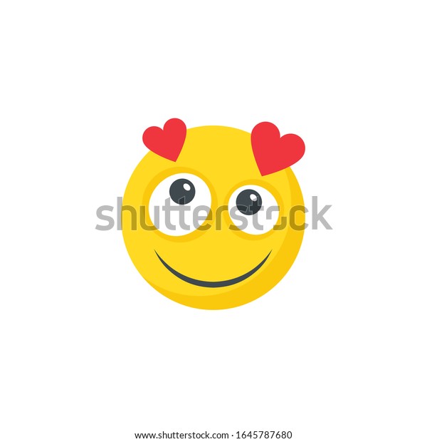 Emoji Love Vector Graphics Image Printing Stock Vector (Royalty Free ...