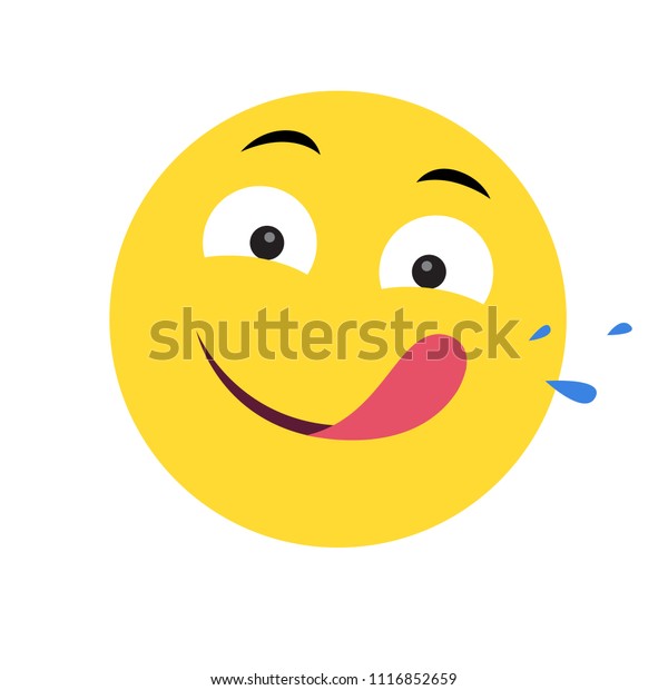 Emoji Mmm Mmm Good Stock Vector (Royalty Free) 1116852659