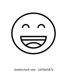Emoji Outline Icon Vector Stock Vector (Royalty Free) 1693025872 ...