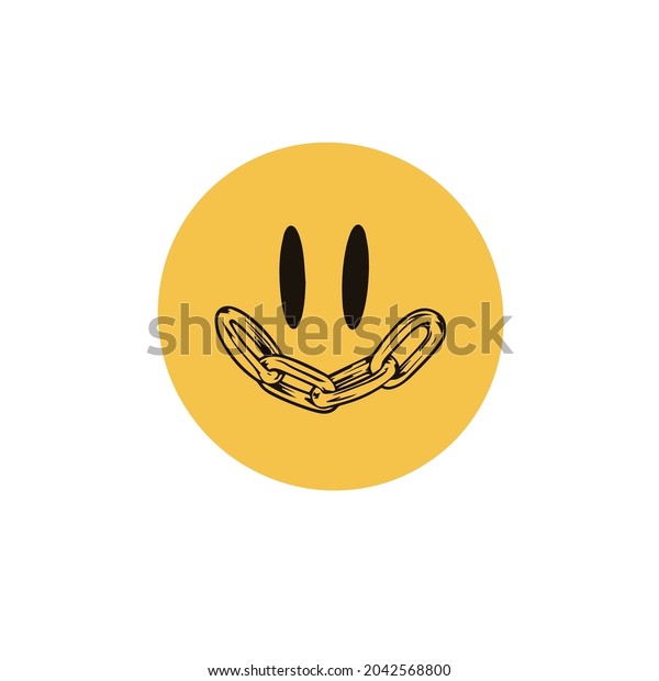 Emoji Smile Object Vector Graphic Illustration Stock Vector (Royalty ...