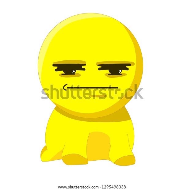 Emoji Sticker Emotion Suspects Stock Vector (Royalty Free) 1295498338 ...