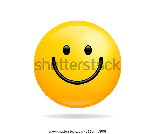 Emoji Vector Illustration Yellow Head Web Stock Vector (Royalty Free ...