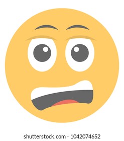 Emoticon Depicting Expression Being Baffled Stock Vector (Royalty Free ...
