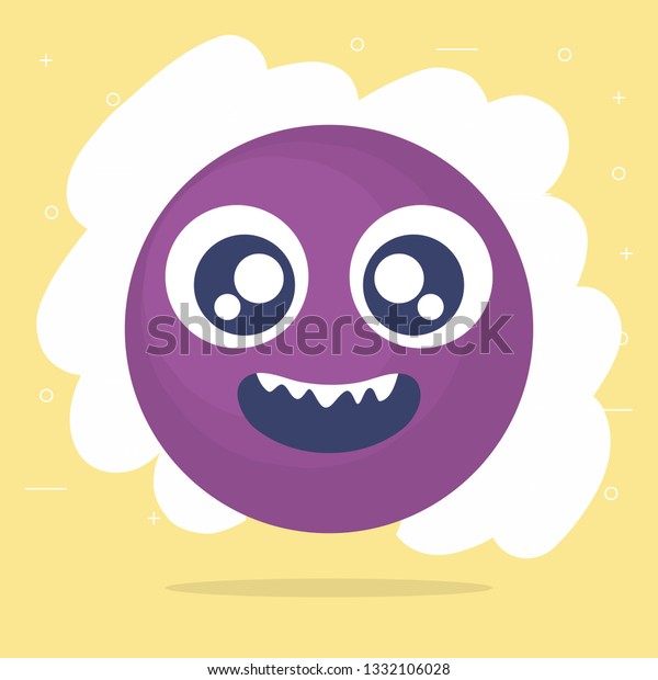Emoticon Face Crazy Teeth Stock Vector (Royalty Free) 1332106028 ...