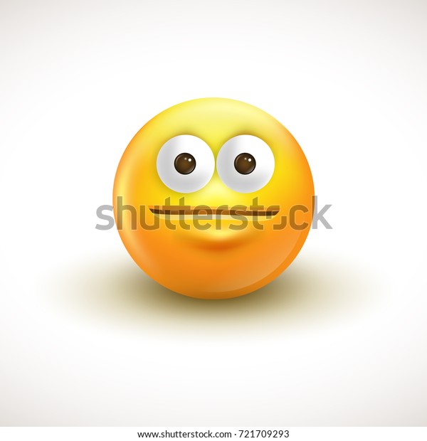 Emoticon Face Rolling Eyes Vector Illustration Stok Vektör (Telifsiz ...
