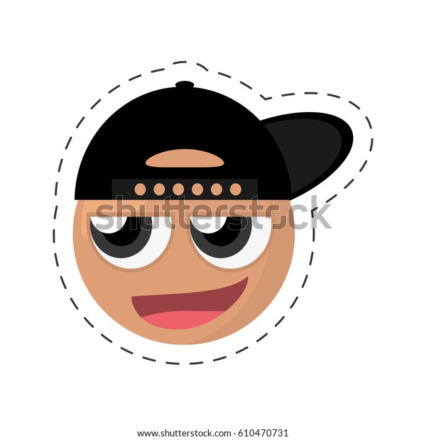 Emoticon Sly Comic Vector Illustration Eps Stock Vector (Royalty Free ...