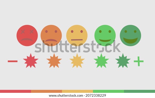 Emoticons Selection By Rating Emotions Stock Vector (Royalty Free ...