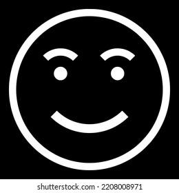 Emotion Face Figure Characters Simple Symbols Stock Vector (Royalty ...