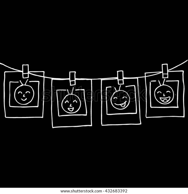 Emotion Frame Doodle Stock Vector (Royalty Free) 432683392 | Shutterstock