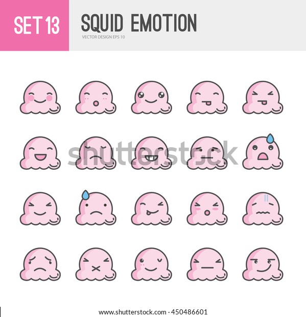 Emotion Squid Icon Modern Vector Style Stock Vector (Royalty Free ...