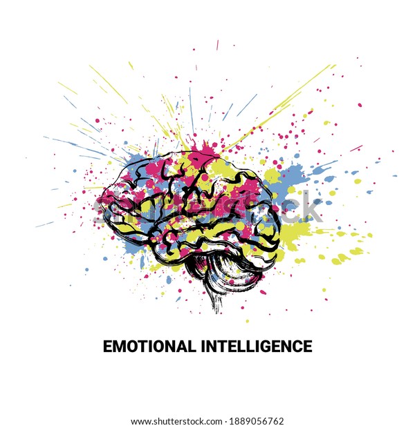 Emotional Intellect Conceptual Art Image Bright Stock Vector (Royalty ...