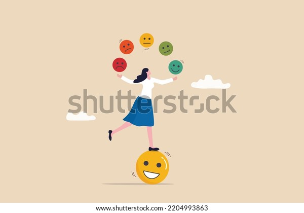 Emotional Intelligence Control Feeling Emotion Psychology Stock Vector ...