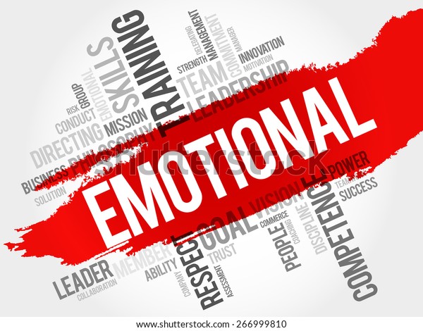 Emotional Word Cloud Business Concept Stock Vector (Royalty Free ...