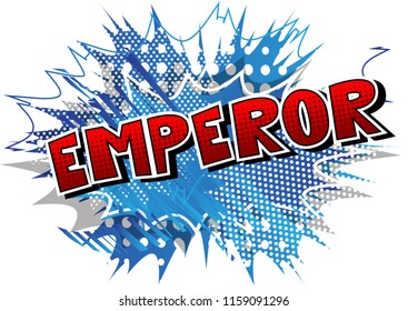 Emperor Vector Illustrated Comic Book Style Stock Vector (Royalty Free ...