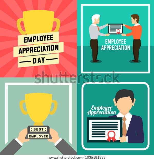 Employee Appreciation Illustration Stock Vector (Royalty Free) 1035181333
