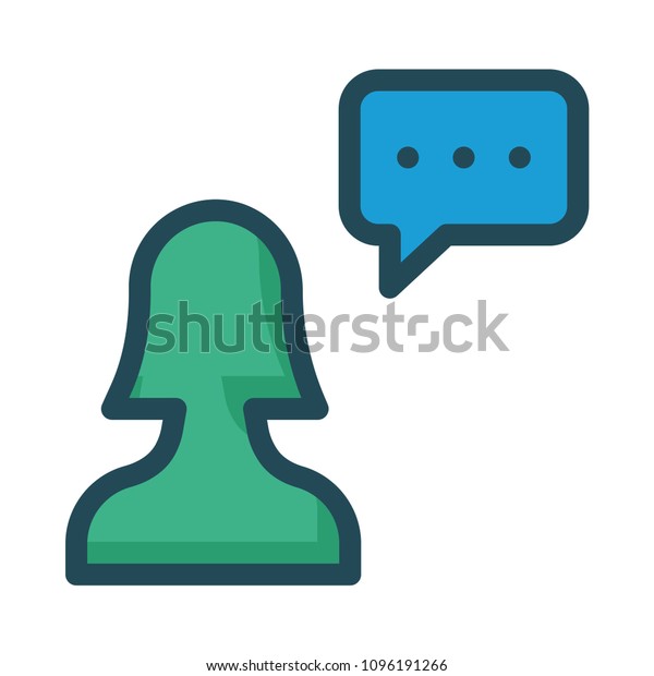 Employee Chat Message Stock Vector (Royalty Free) 1096191266 | Shutterstock