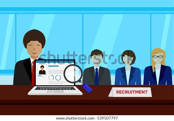 Employee Hiring Selection Process Interview Method Stock Vector ... Employee Hiring Selection Process Interview Method Stock Vector ...