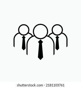 Employee Icon Workers Symbol Vector Stock Vector (Royalty Free ...