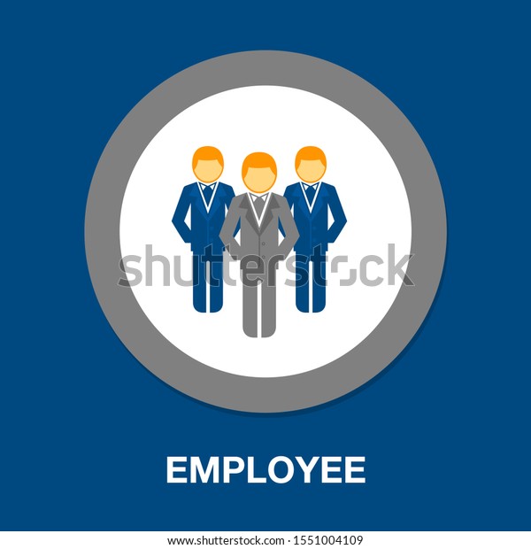 Employee Illustration Employee Icon Silhouettes Vector Stock Vector ...